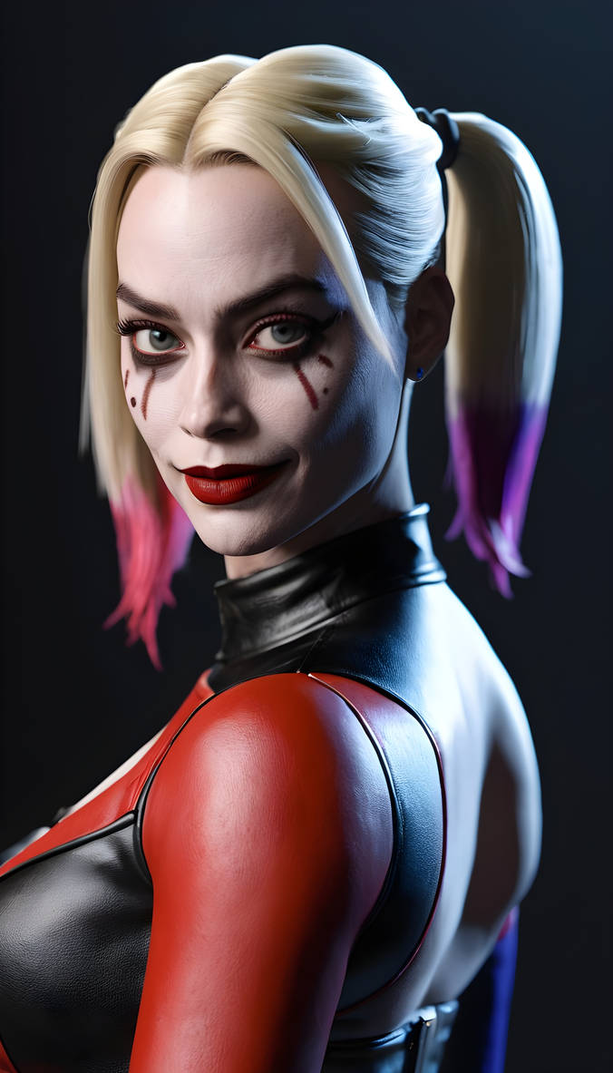 Margot Robbie As Harley Quinn By Abid300 On Deviantart