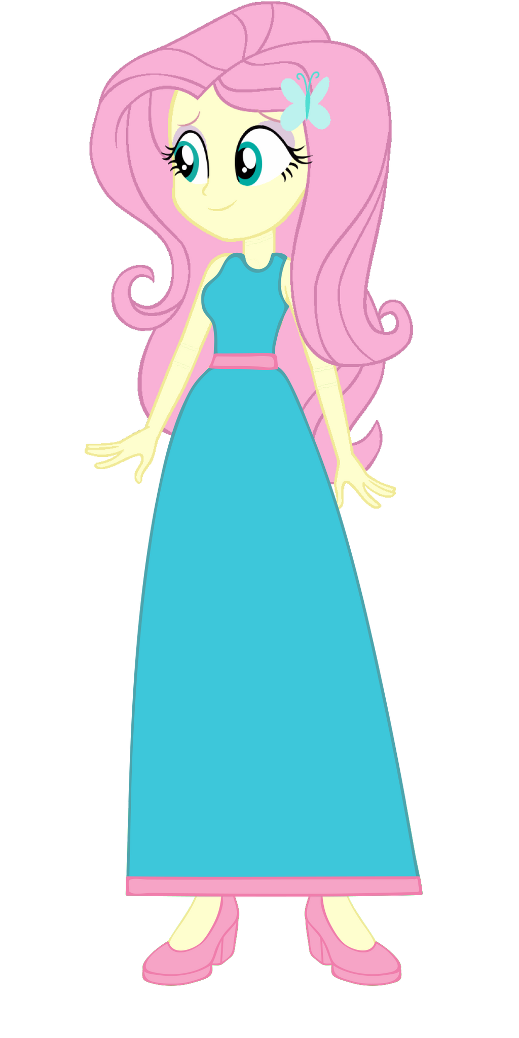Eqg Prom Dress Fluttershy By Cartoonmasterv3 On Deviantart