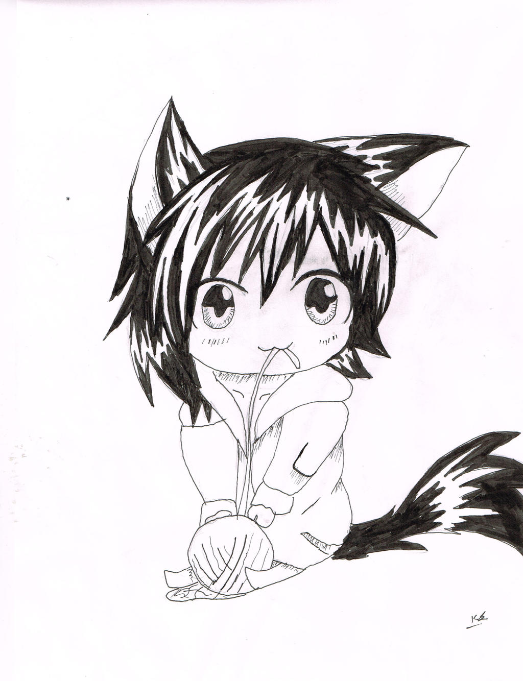 Random Chibi Neko By Homunculusnamedlust On Deviantart