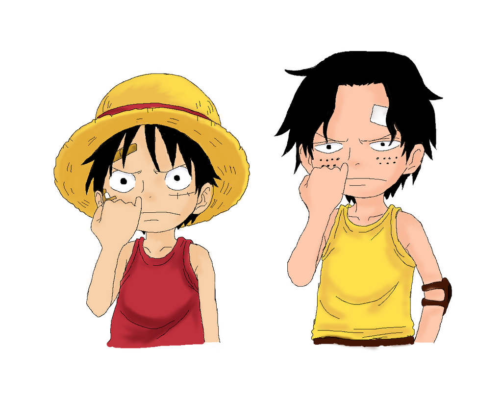 Luffy And Ace By Gurrenash On Deviantart