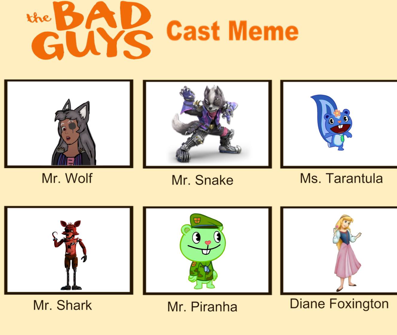 The Bad Guys Cast Meme By Regina2010 On DeviantArt the-bad-guys-cast-meme-by-regina2010-on-deviantart