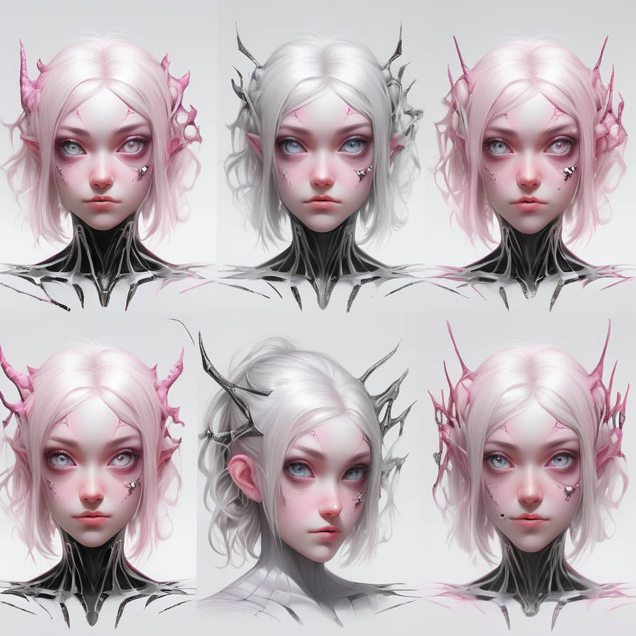 48 Random Character Sheet Concept Designs Pink Sil By Kiraheat On