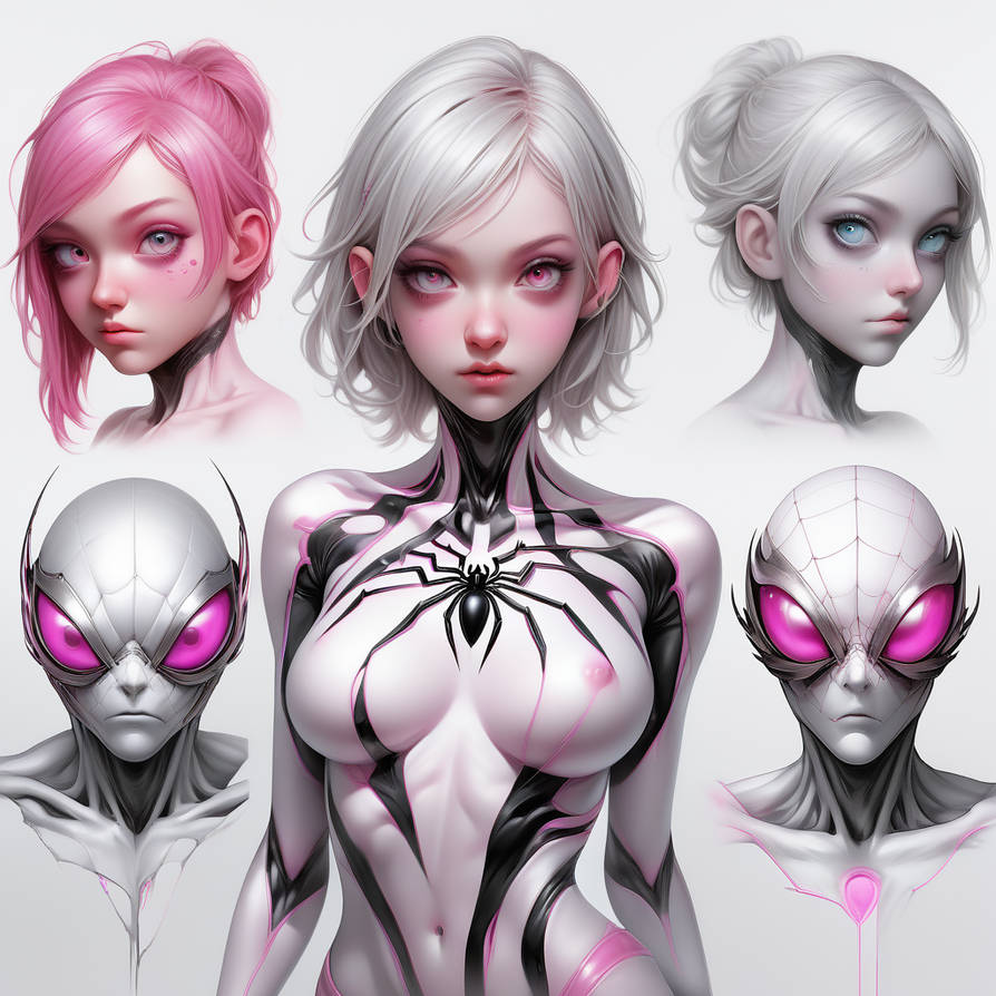 49 Random Character Sheet Concept Designs Pink Sil By Kiraheat On