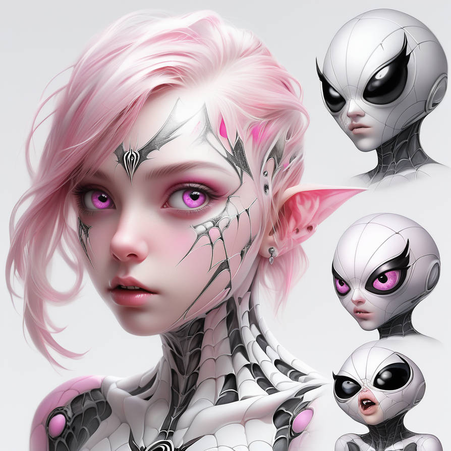 5 Random Character Sheet Concept Designs Pink Silv By Kiraheat On