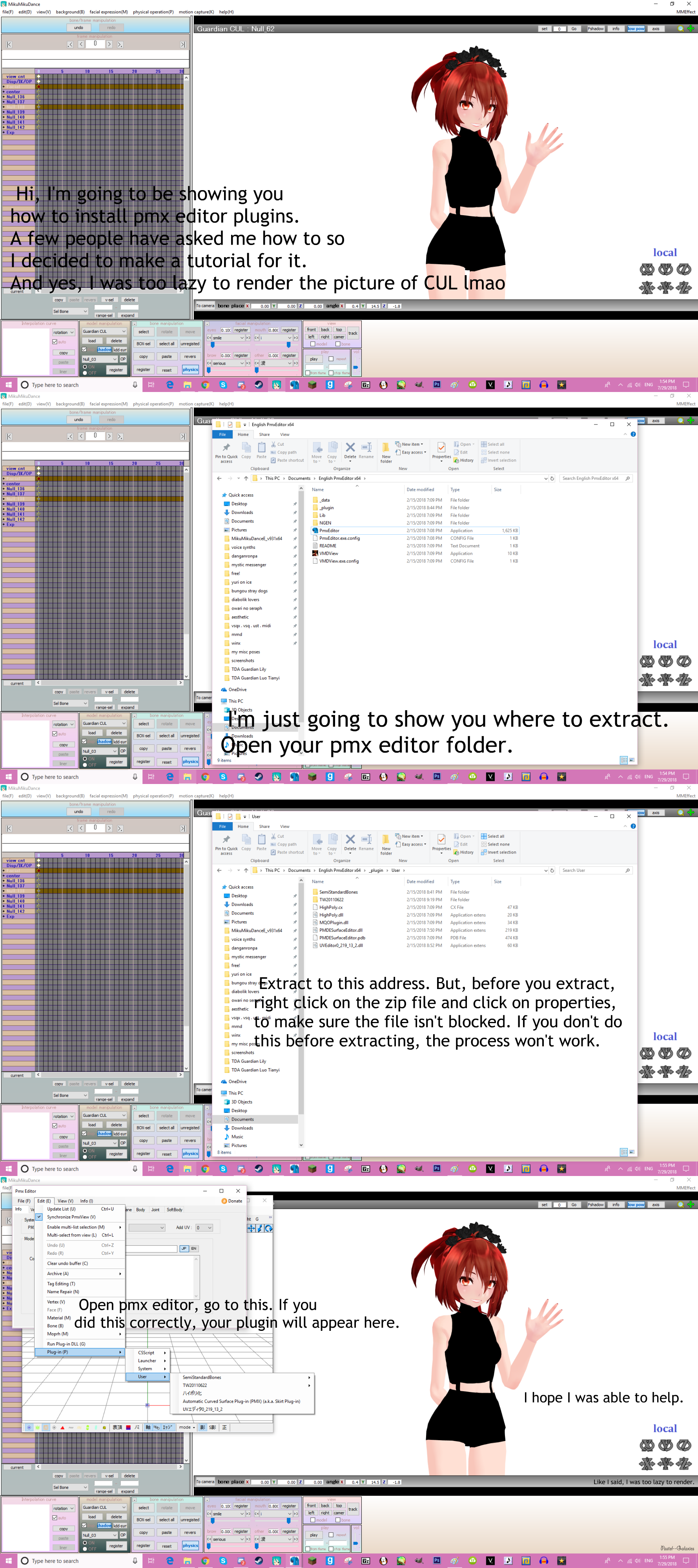 Tutorial - Installing Plugins For Pmx Editor by hellanator on DeviantArt Tutorial - Installing Plugins For Pmx Editor by hellanator on DeviantArt