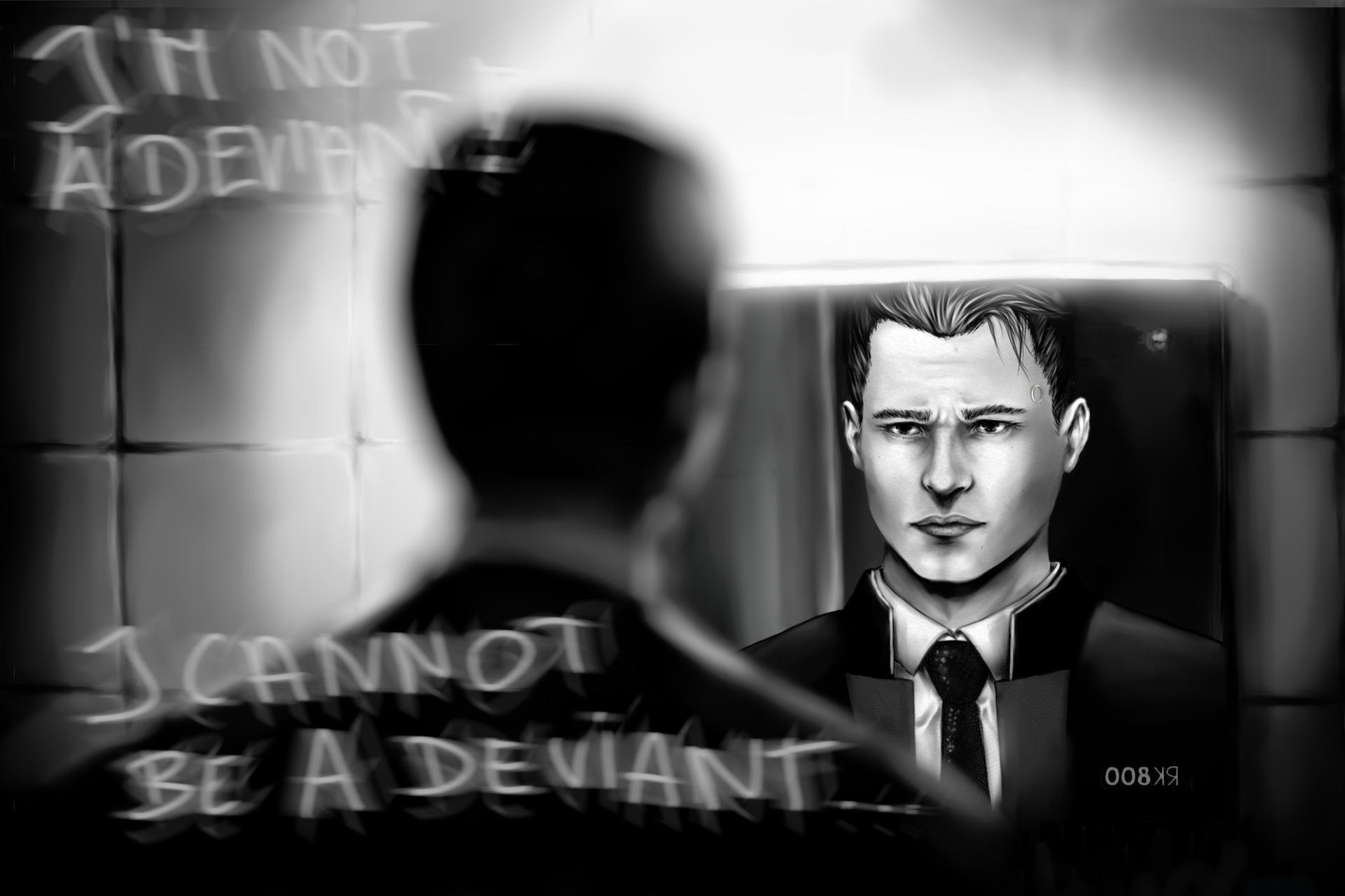 Connor Dbh By Mirrvann On Deviantart