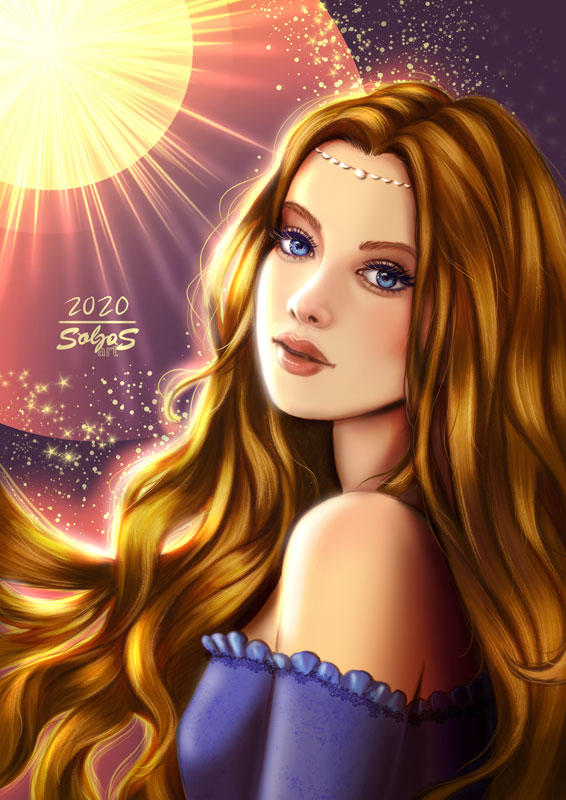 Sun Girl By Solgasart On Deviantart