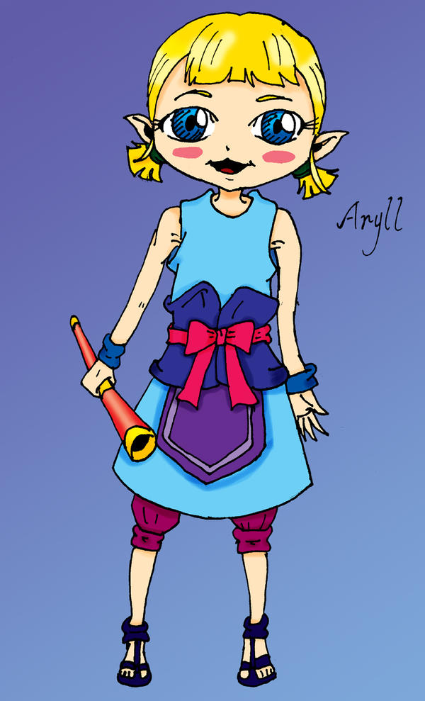 Aryll_Legend of Zelda-colour by Hotaru-oz on DeviantArt