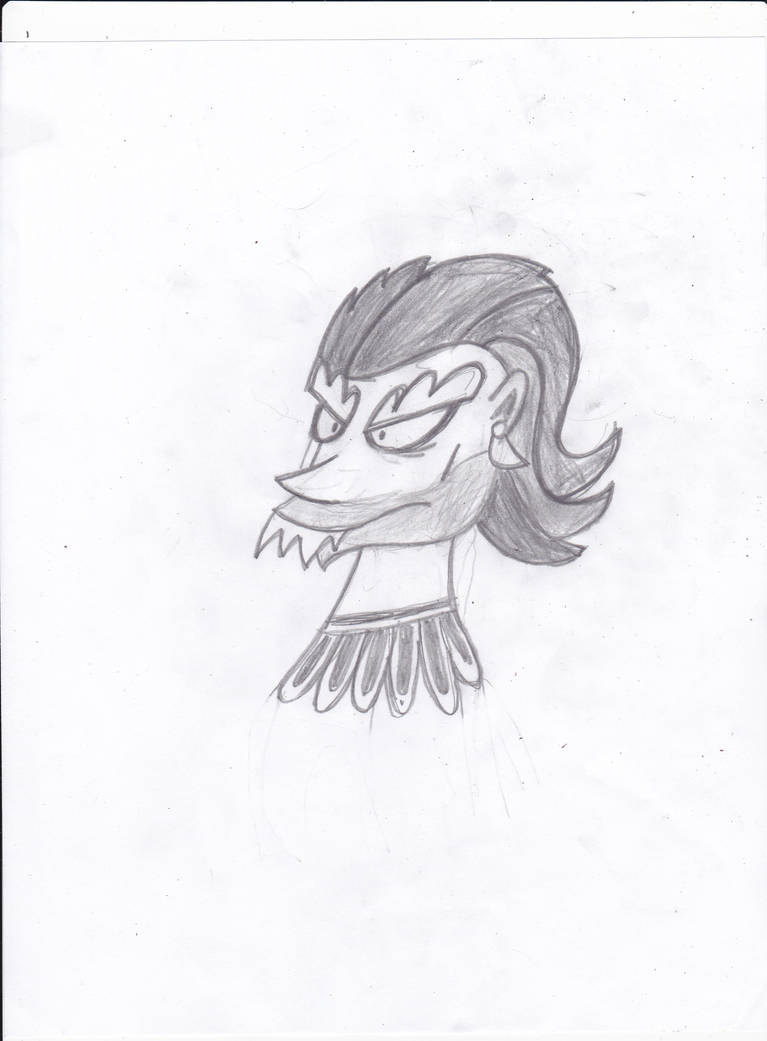 Finished Ahuizotl Human Bust Sketch By Nathanartdumpground On Deviantart