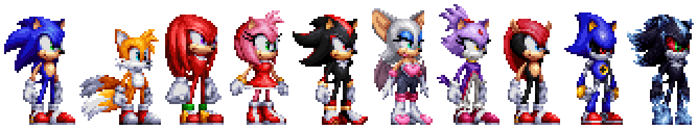 Sonic Character Sprites Preview Outdated By Helljumper52 On Deviantart