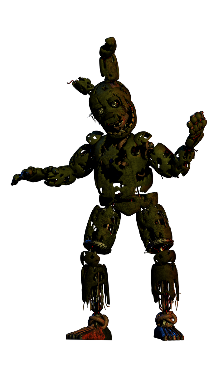 C4d Springtrap By Fernandiux2018 On Deviantart