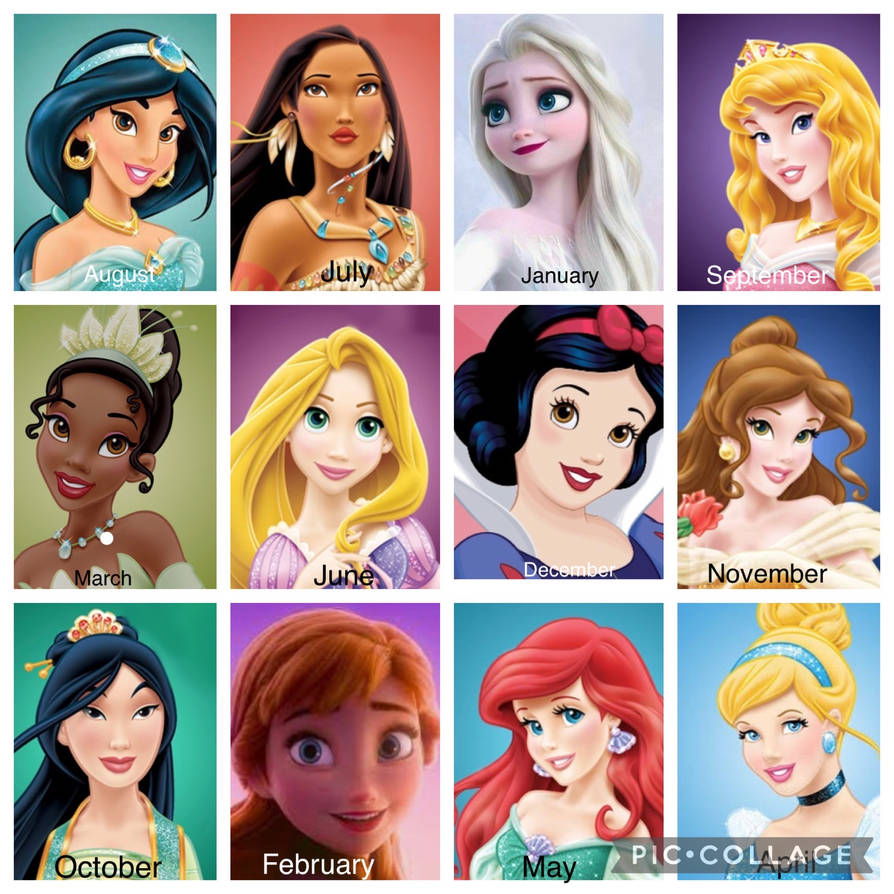 Disney Princess b-day month by Redeypanda on DeviantArt Disney Princess b-day month by Redeypanda on DeviantArt