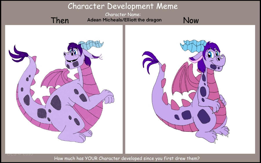 Adean Old Vs New By Adeanthepurpledragon On Deviantart