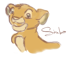Simba - first tablet by celowak on DeviantArt