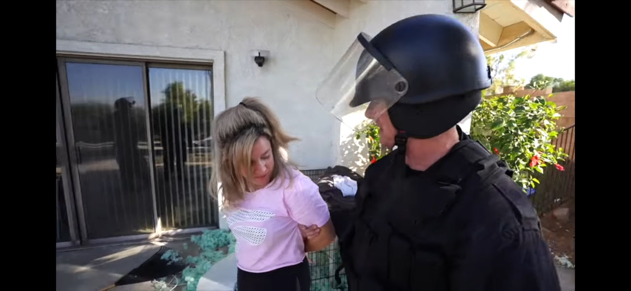 Woman Arrested During Swat Raid By Ashnagopal On Deviantart