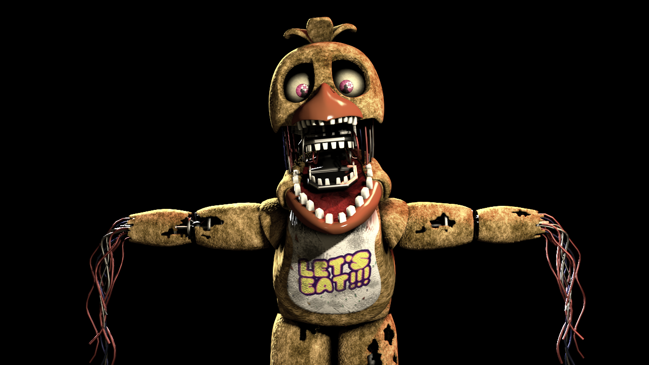 Coolio Withered Chica Retexture By Weirdassrabbit014 On Deviantart