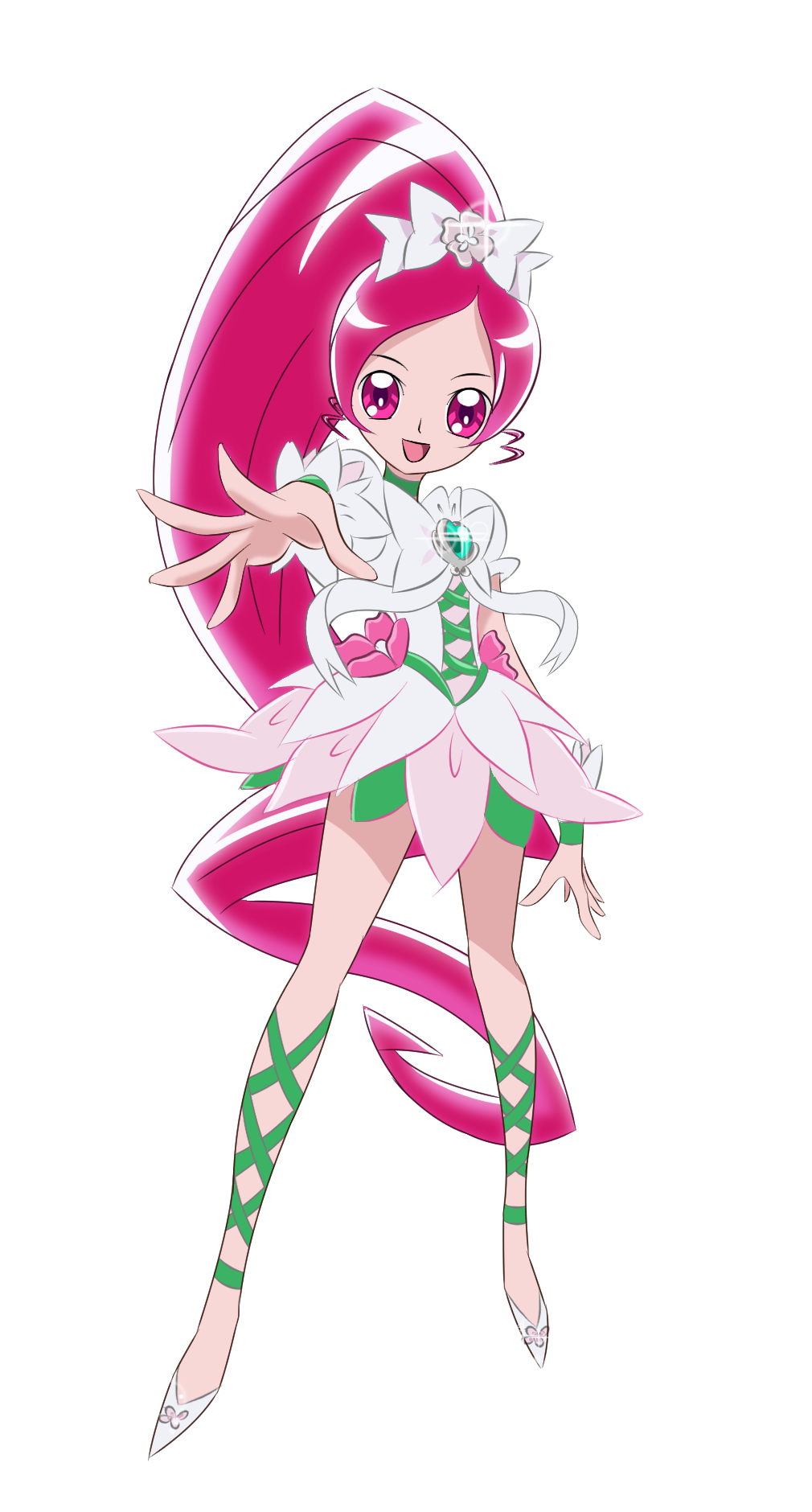Cure Blossom Trial Form By Mecquita On Deviantart