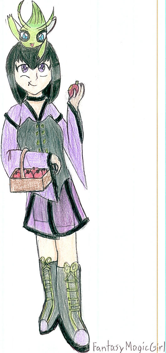 Sam and Celebi by FantasyMagicGirl on DeviantArt