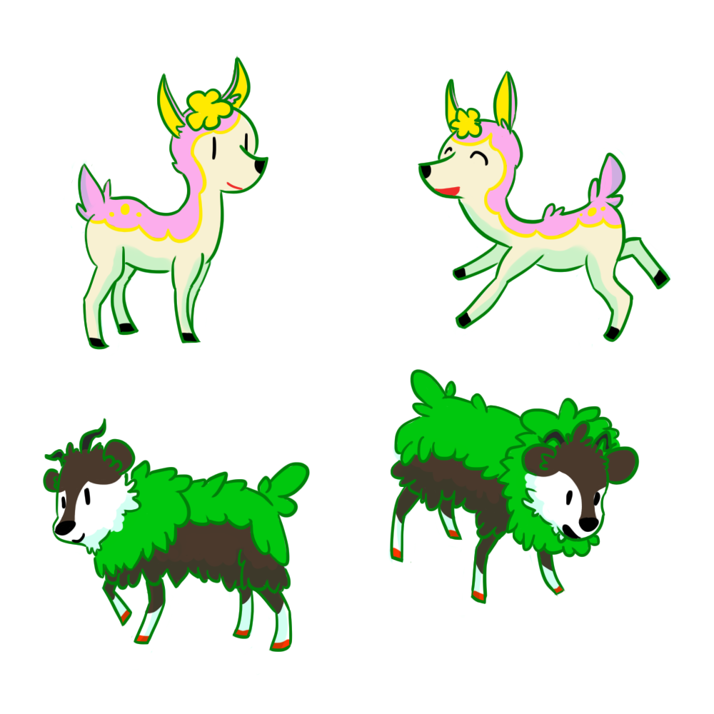Grass Pokemon By Low Fatcheese On Deviantart