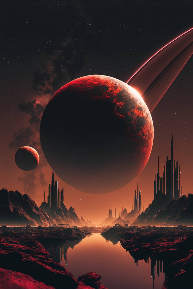 Redgiant Solar System Planet Ai Art By Iamabdreal On Deviantart