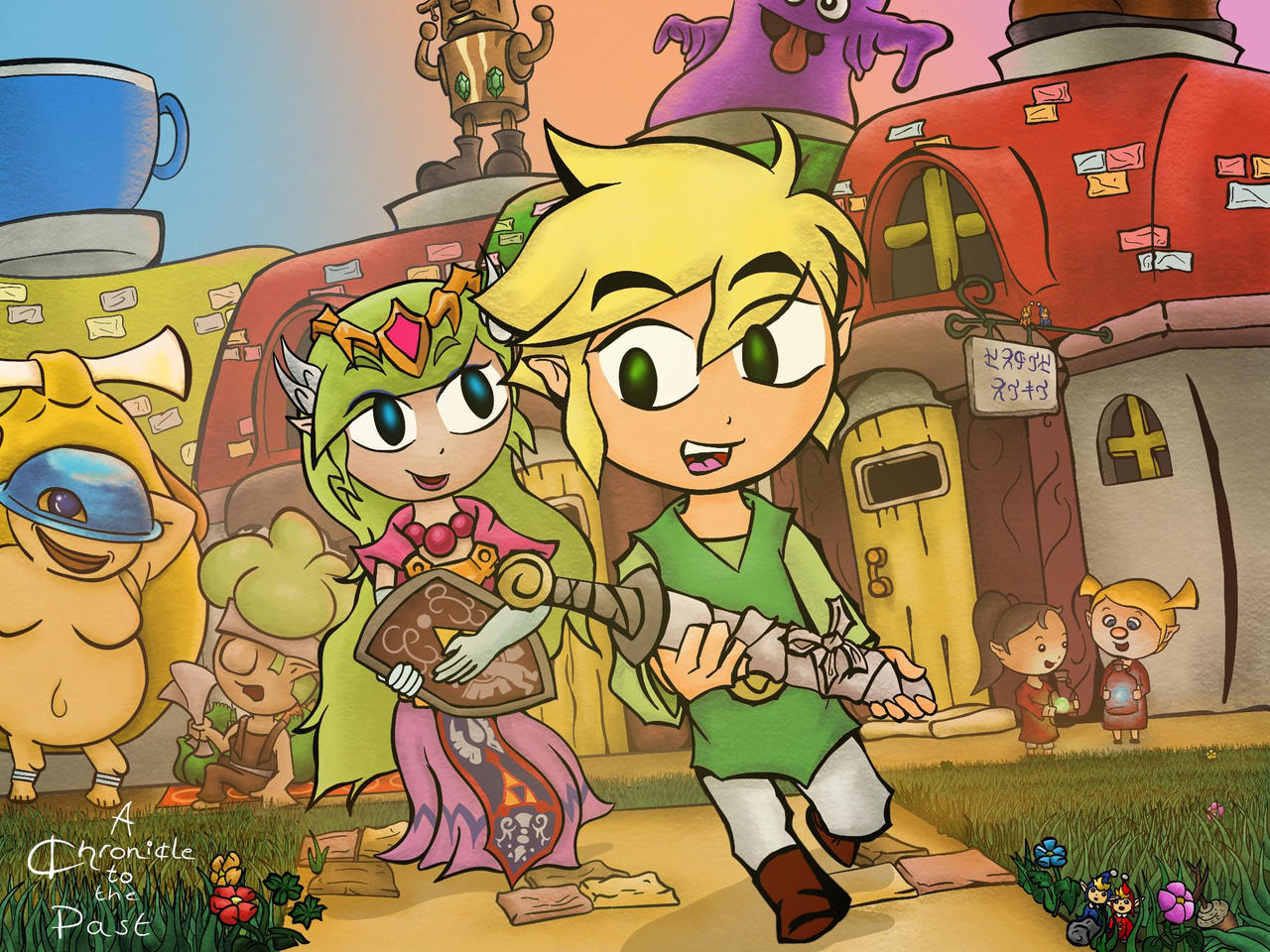 Minish Cap - Picori Festival by ChronicletothePast on DeviantArt Minish Cap - Picori Festival by ChronicletothePast on DeviantArt