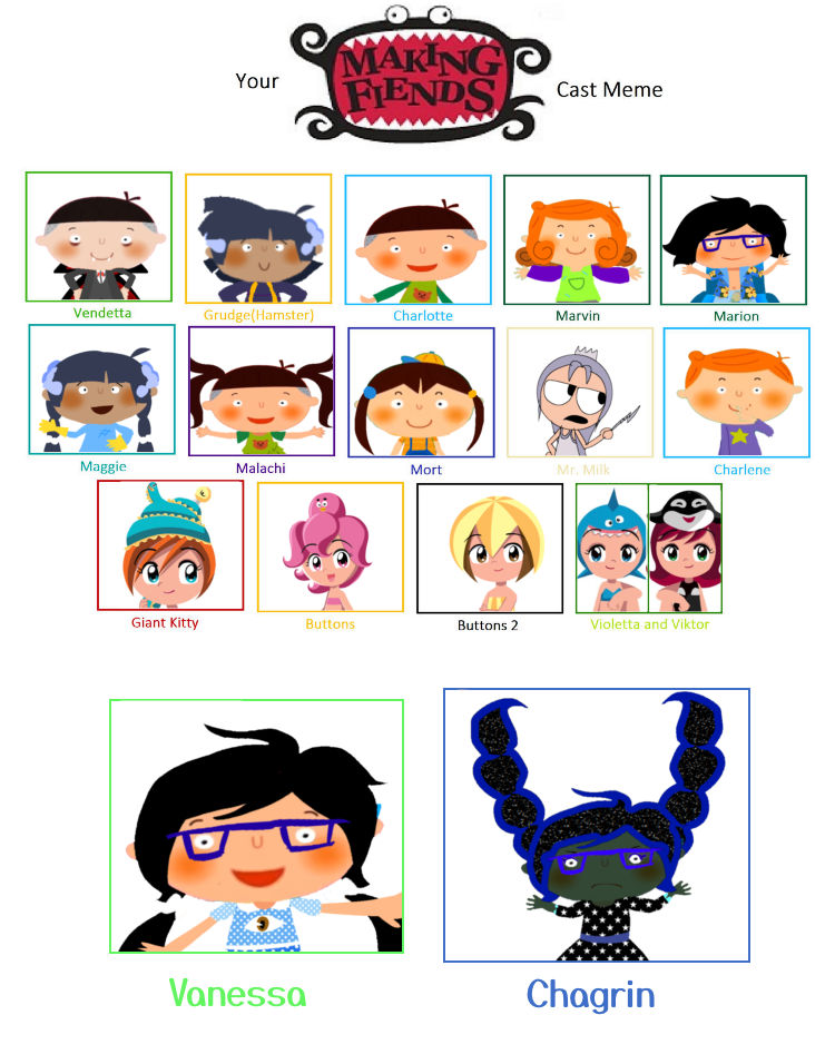 My Making Fiends Cast By Lyteandronic On Deviantart