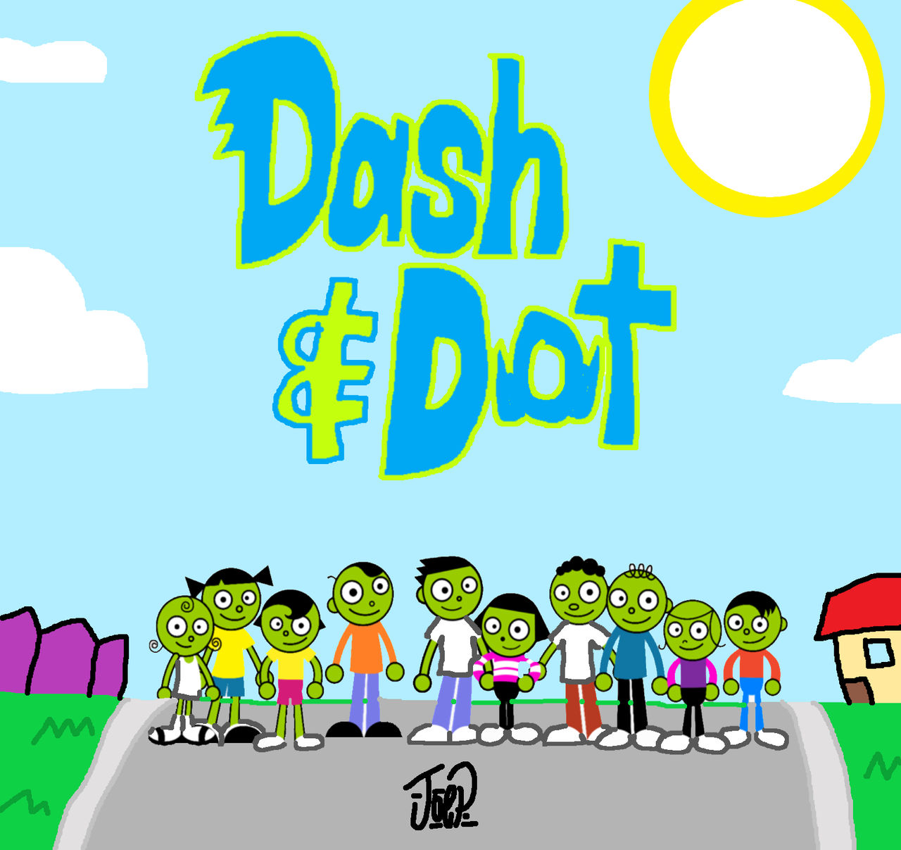 Dash and Dot poster by JSKTPR on DeviantArt Dash and Dot poster by JSKTPR on DeviantArt
