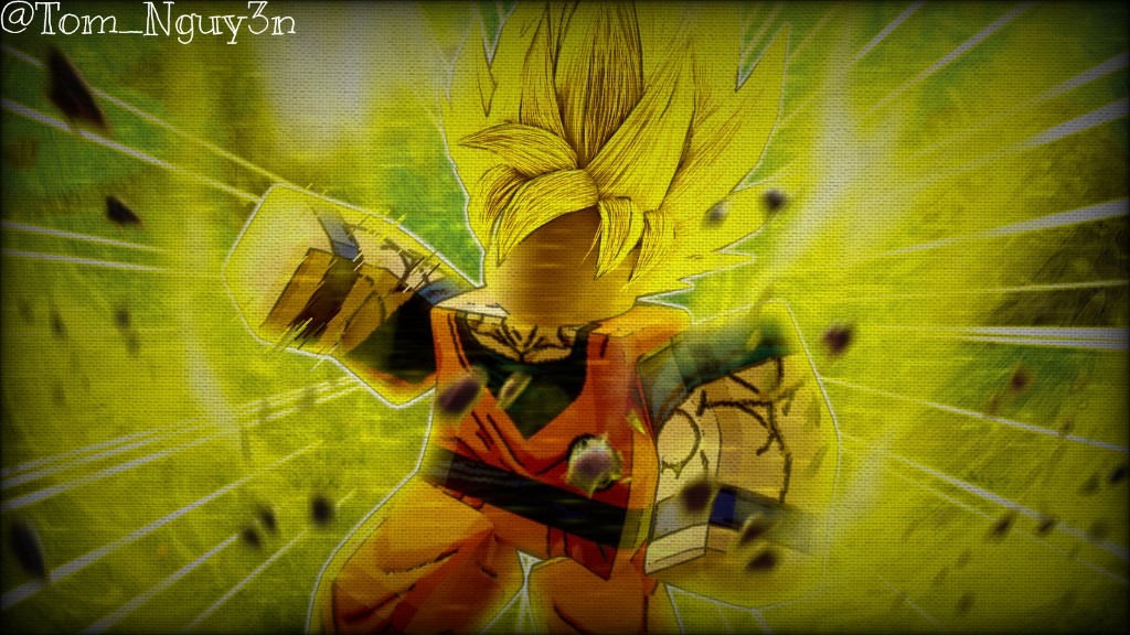Super Goku roblox gfx by TomNguy3n on DeviantArt Super Goku roblox gfx by TomNguy3n on DeviantArt
