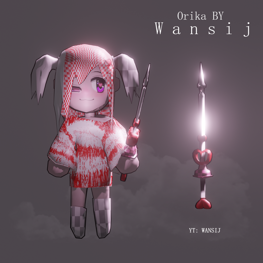 Low Poly Anime Model Orika Free To Use By Akwansij On Deviantart
