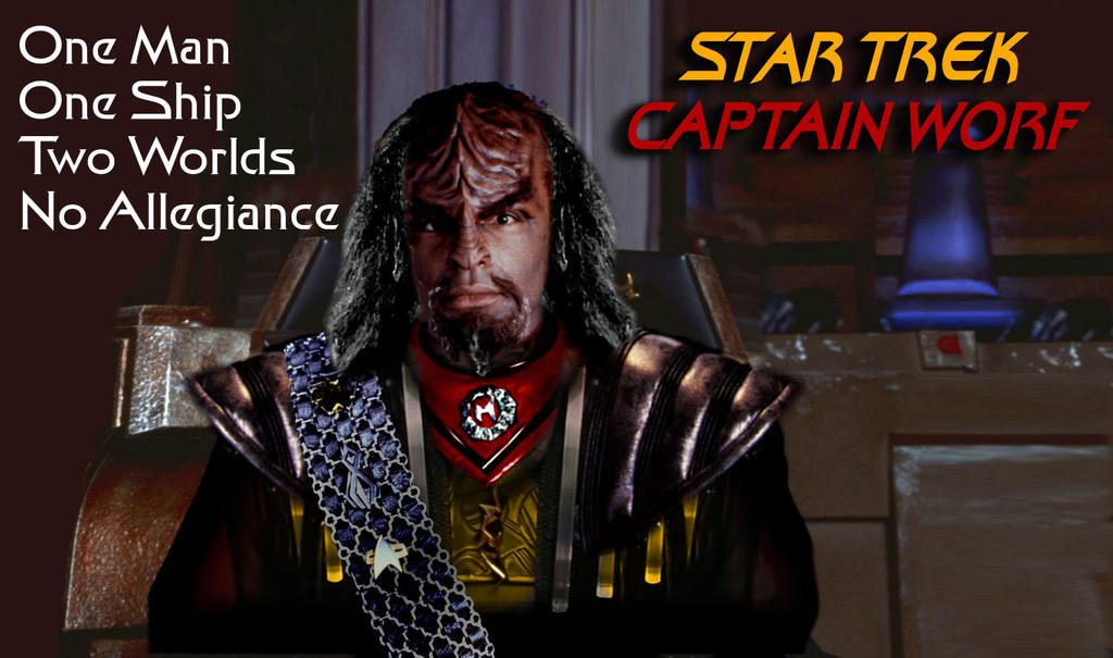 Star Trek Captain Worf By Brandtk On Deviantart