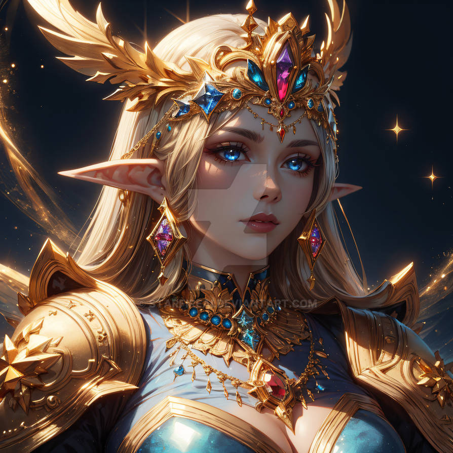 Oc Golden Divine Seduction By Starfireai On Deviantart
