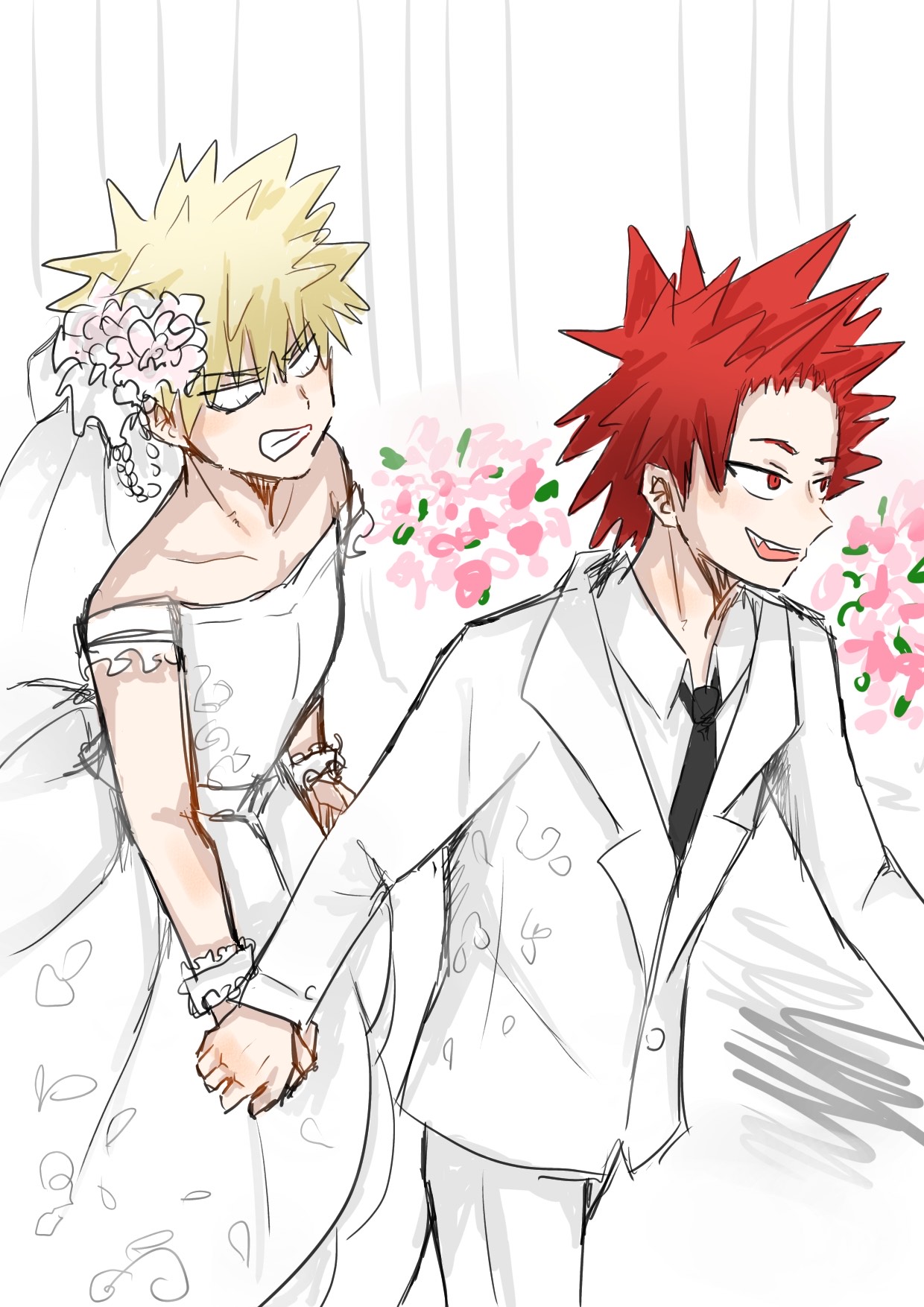 Kirishima X Bakugou Wedding By Meissoojin On Deviantart