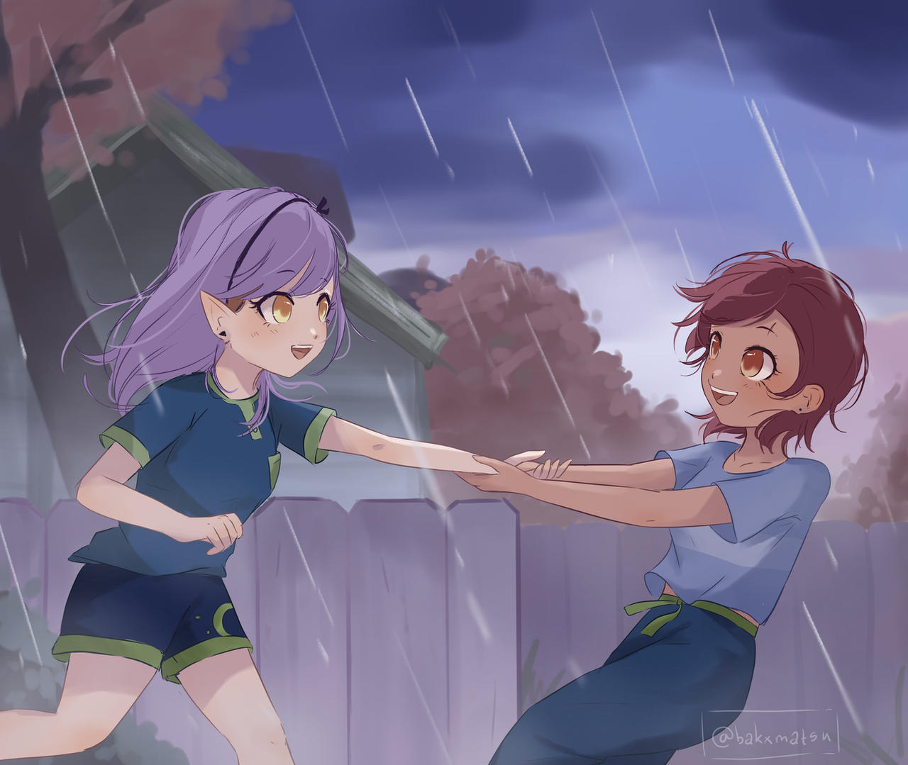 Luz And Amity Fanart By Bakxmatsu On Deviantart