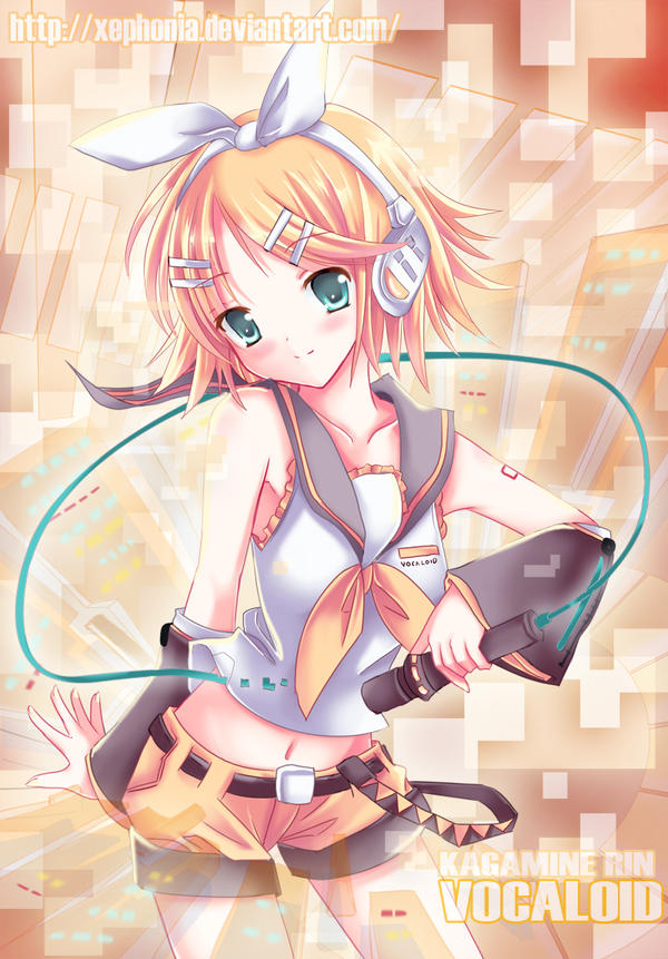 Vocaloid - Kagamine Rin by xephonia on DeviantArt