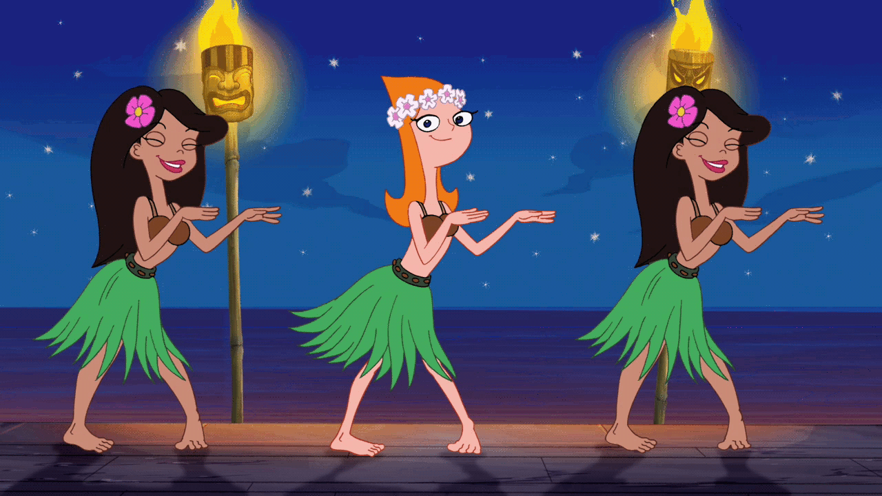 Candace Flynn Hula Dancing By Jillybob123 On Deviantart