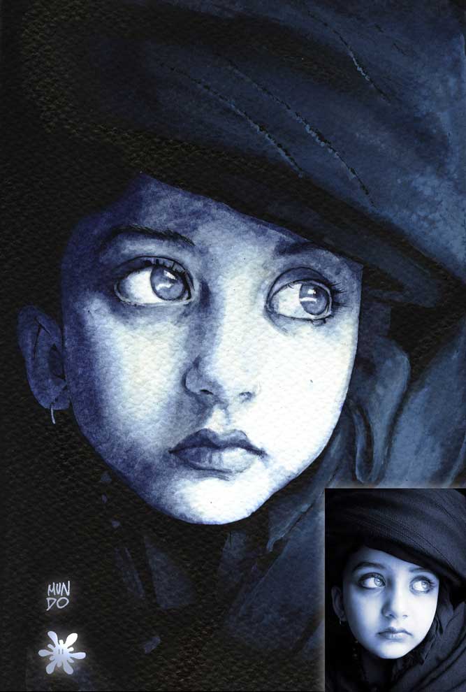 ink girl by Mundokk on DeviantArt