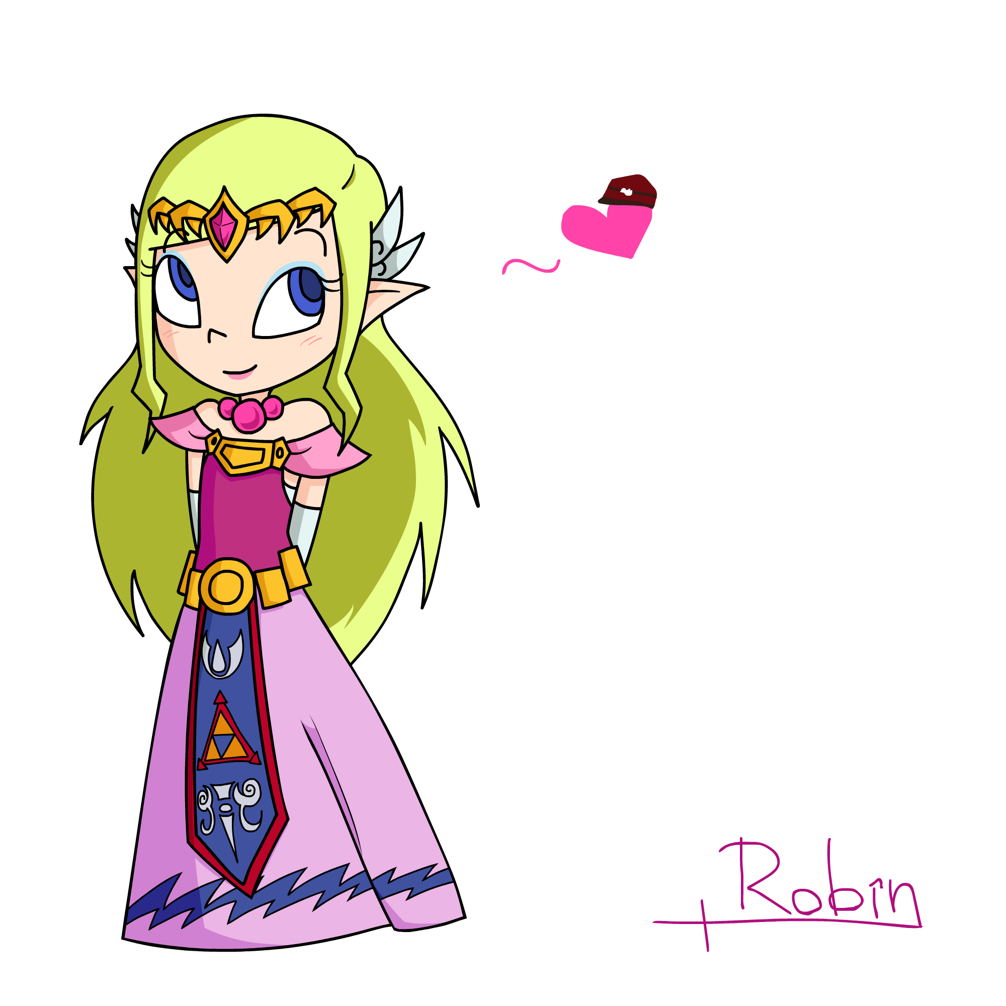 Princess Zelda Zelda Spirit Tracks By Robinkeys On Deviantart
