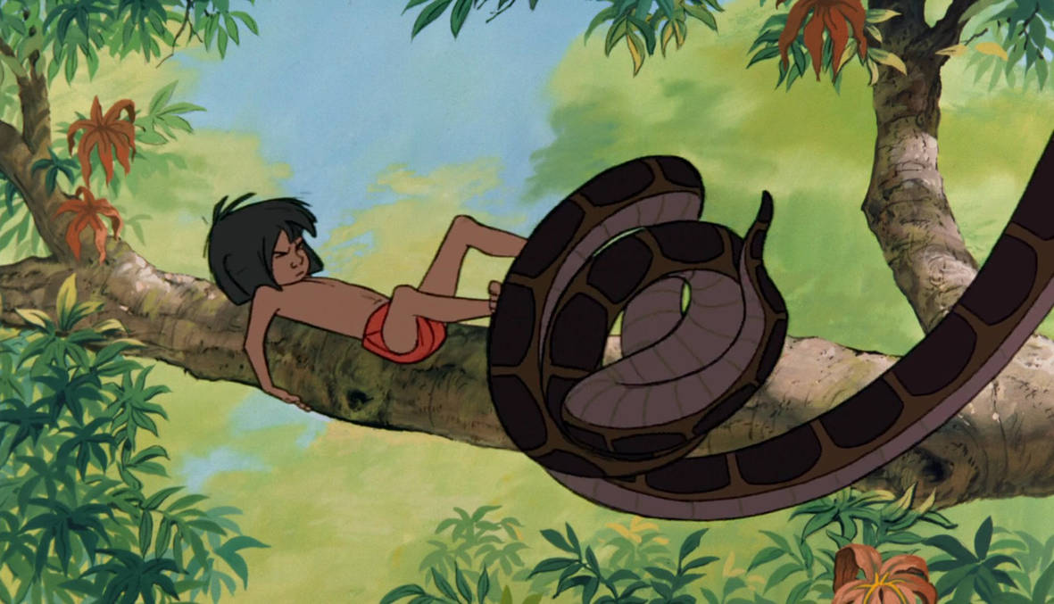 Kaa And Mowgli Second Encounter 449 By Littlered11 On Deviantart