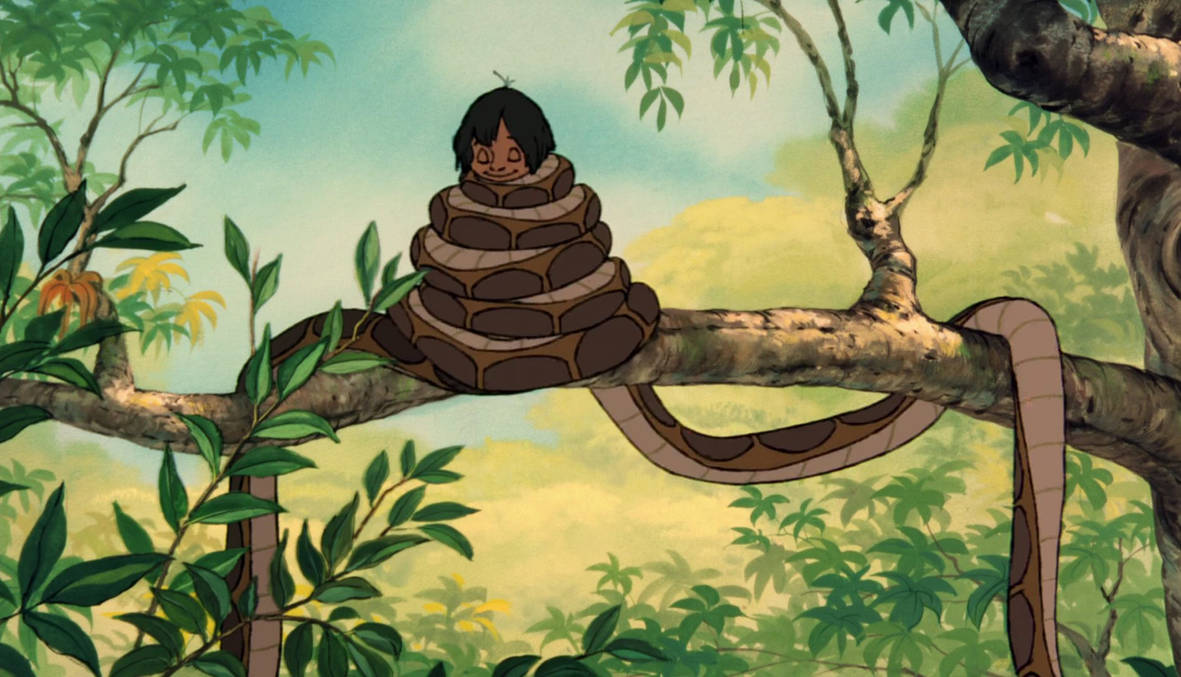 Kaa And Mowgli Second Encounter 420 By Littlered11 On Deviantart