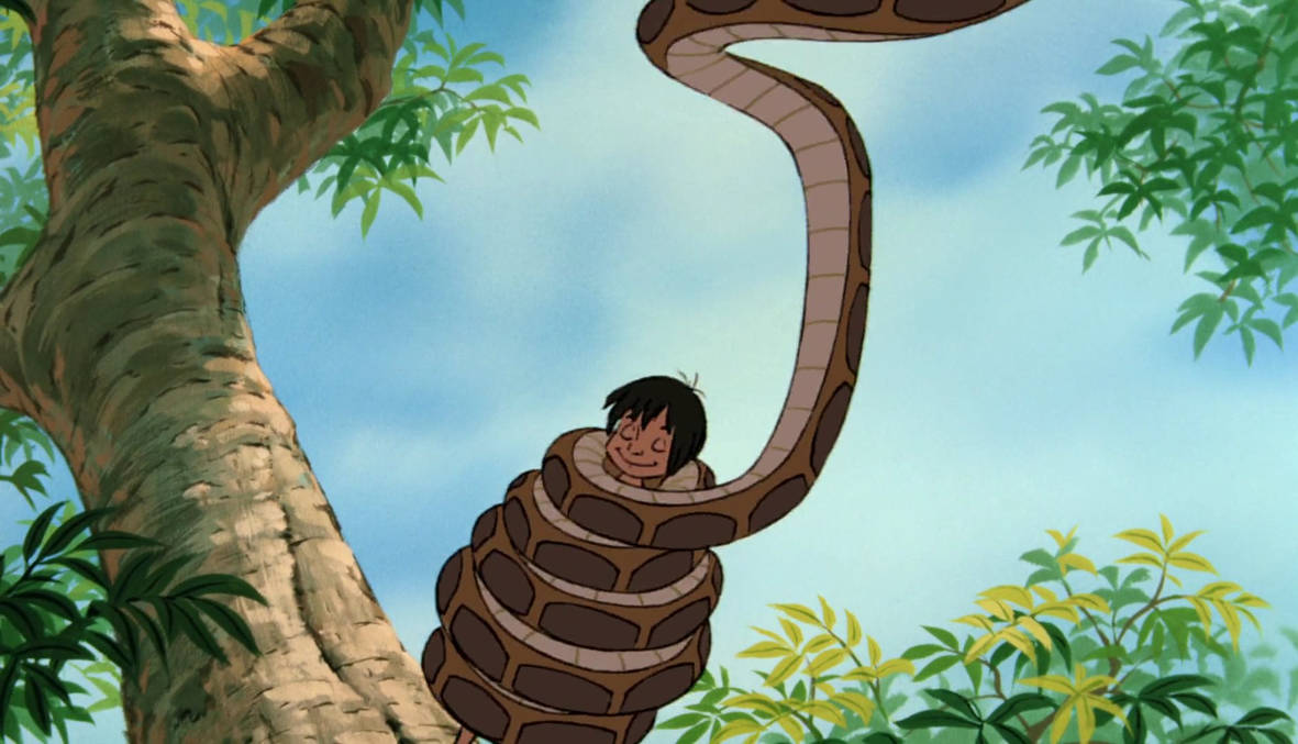 Kaa And Mowgli Second Encounter 396 By Littlered11 On Deviantart