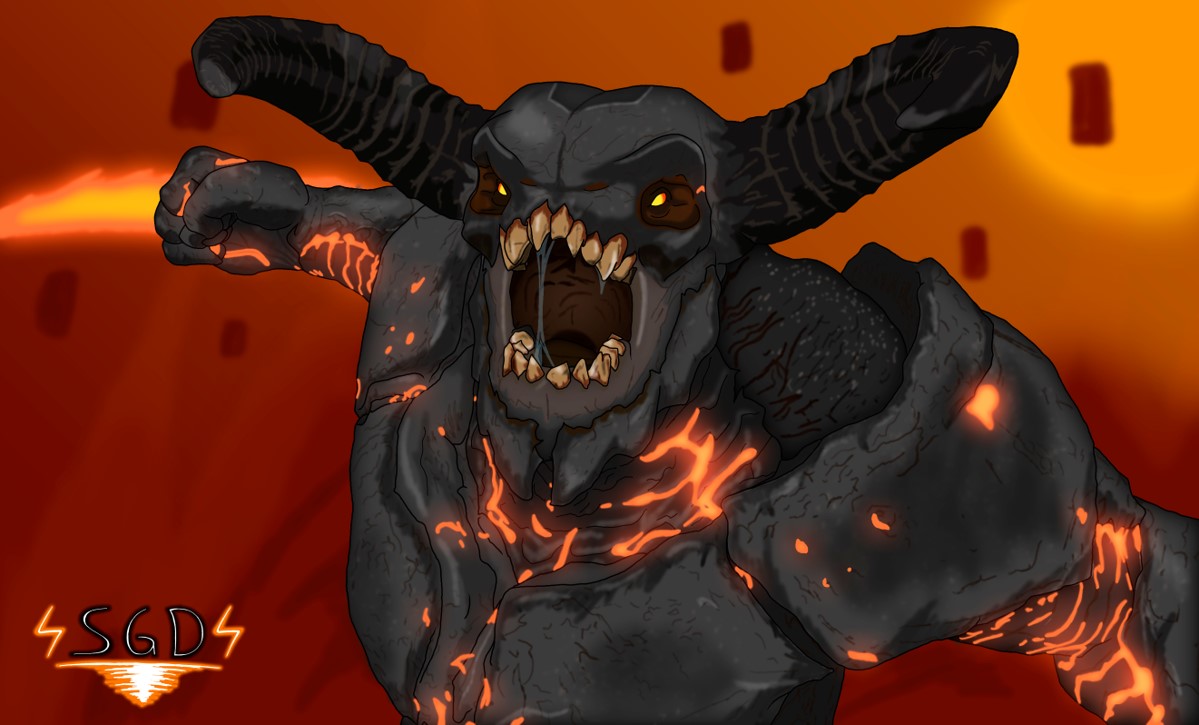DOOM Eternal Baron Of Hell Drawing by Benjamin-031 on DeviantArt DOOM Eternal Baron Of Hell Drawing by Benjamin-031 on DeviantArt