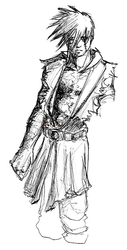 Ronin Sketch by AnimaMage on DeviantArt