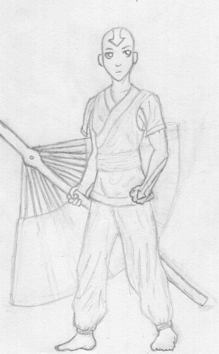 Aang - Grown Up by ZuluWolf on DeviantArt