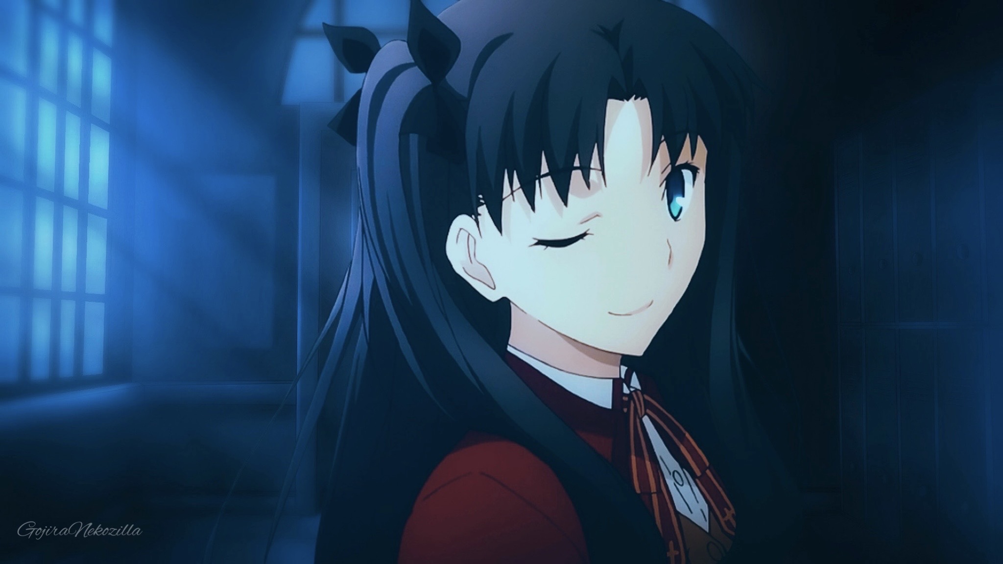 Rin Tohsaka Custom Wallpaper Hd By Gojifannekozilla On Deviantart