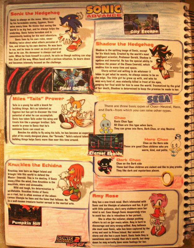 Notebook Series I - Sonic by RurokenChimera on DeviantArt