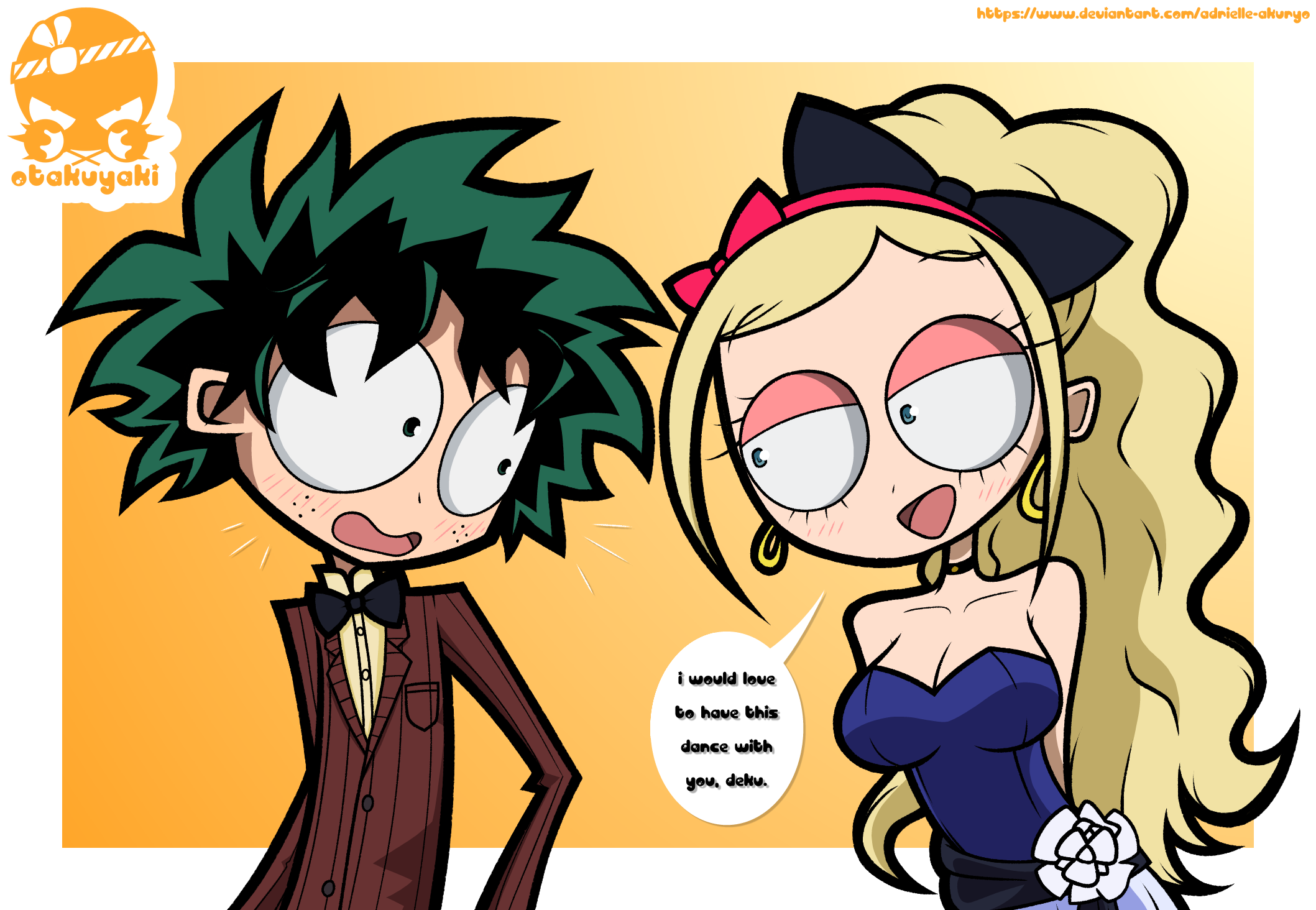 Deku And Melissa By Adrielle Akuryo On Deviantart