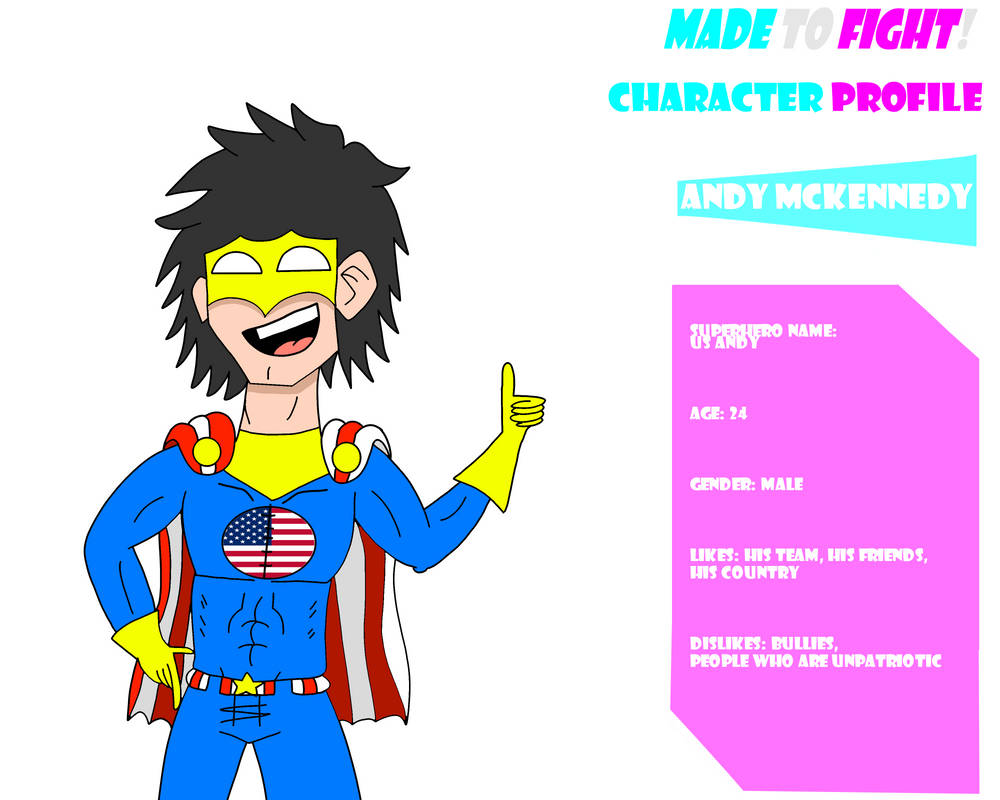 Made To Fight Character Profile Andy Mckennedy By Mlp Vs Capcom On Deviantart