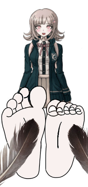 Chiaki Nanami Tickle By Animefeet45 On Deviantart