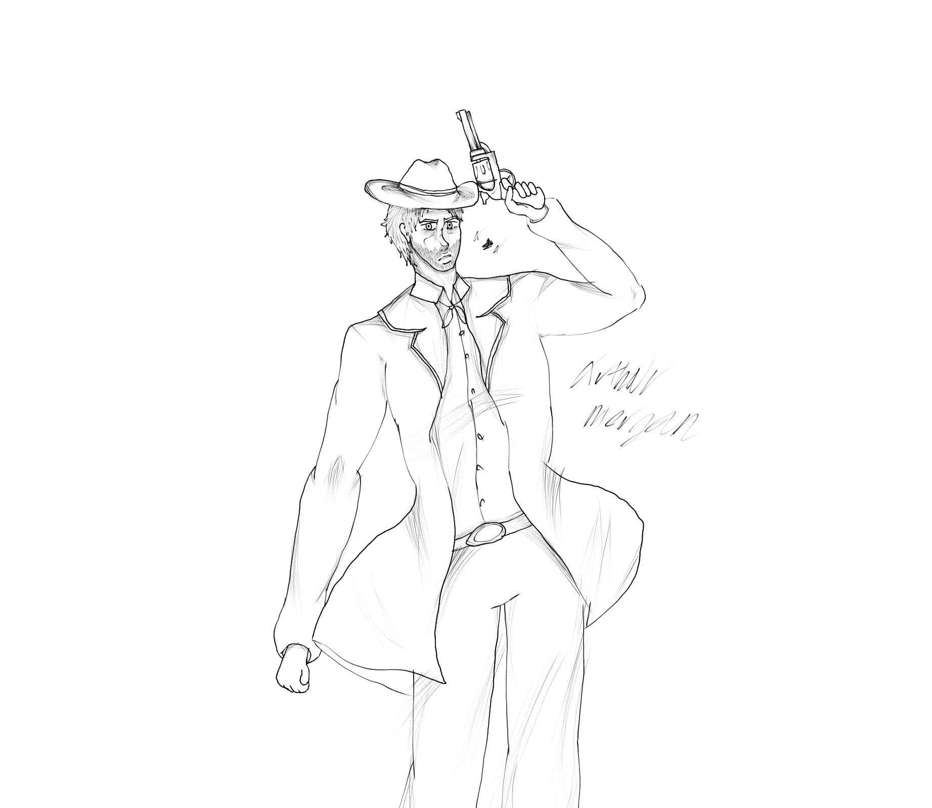 Arthur Morgan 3 By Azureace7 On Deviantart