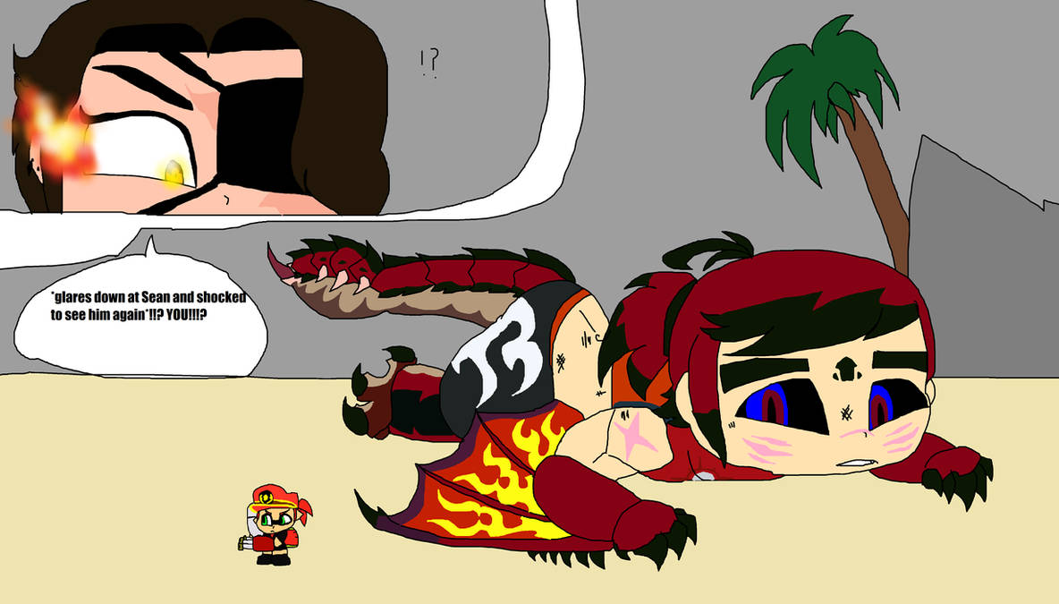 Me And Sean Vs Cinder Fall By Chin111 On Deviantart